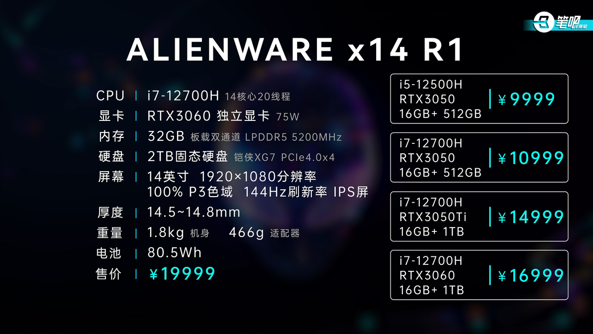 【笔吧】今年最薄最精致的全能本，ALIENWARE x14 R1评测 - 哔哩哔哩