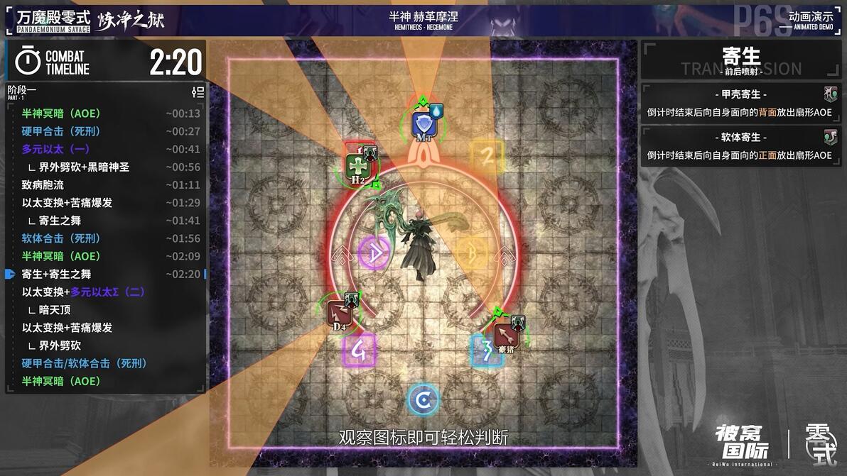 【FF14】万魔殿零式炼净之狱（炼狱之章） 第六层 P6S 被窝国际攻略 - 哔哩哔哩