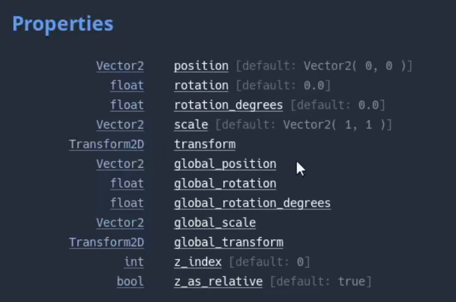 【Godot】节点详解—Node2D 01 - 哔哩哔哩