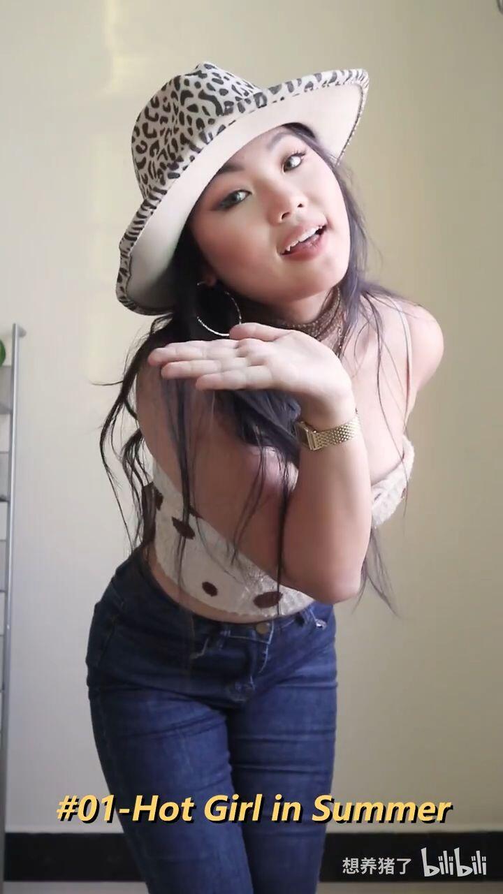 【155cm 110斤 微胖辣妹穿搭】 纯欲/辣妹一体！夏日热辣吊带推荐 小个子 - 哔哩哔哩