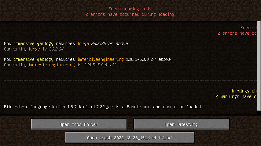 MC：mod安装常见的几个问题以及解决方法 - 哔哩哔哩