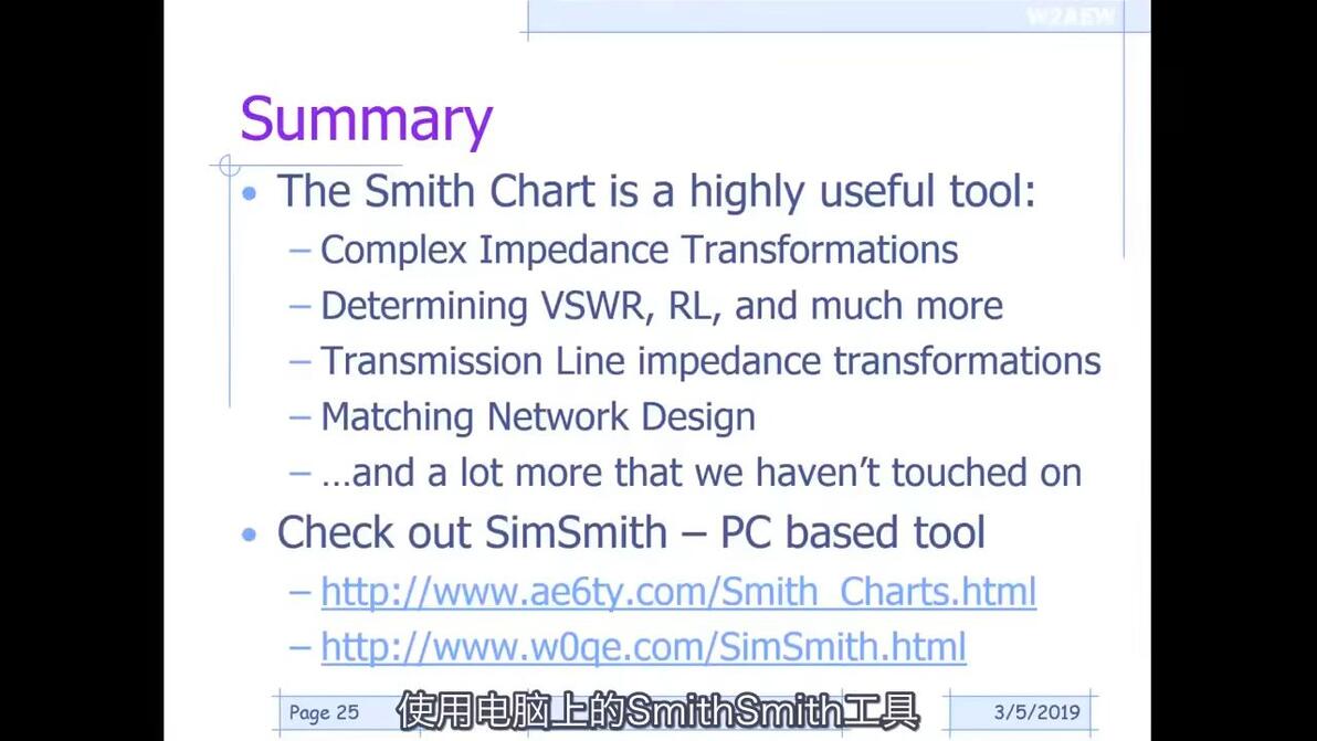 【中文字幕】半小时学会Smith史密斯圆图，阻抗，VSWR，传输线和阻抗匹配 - 哔哩哔哩