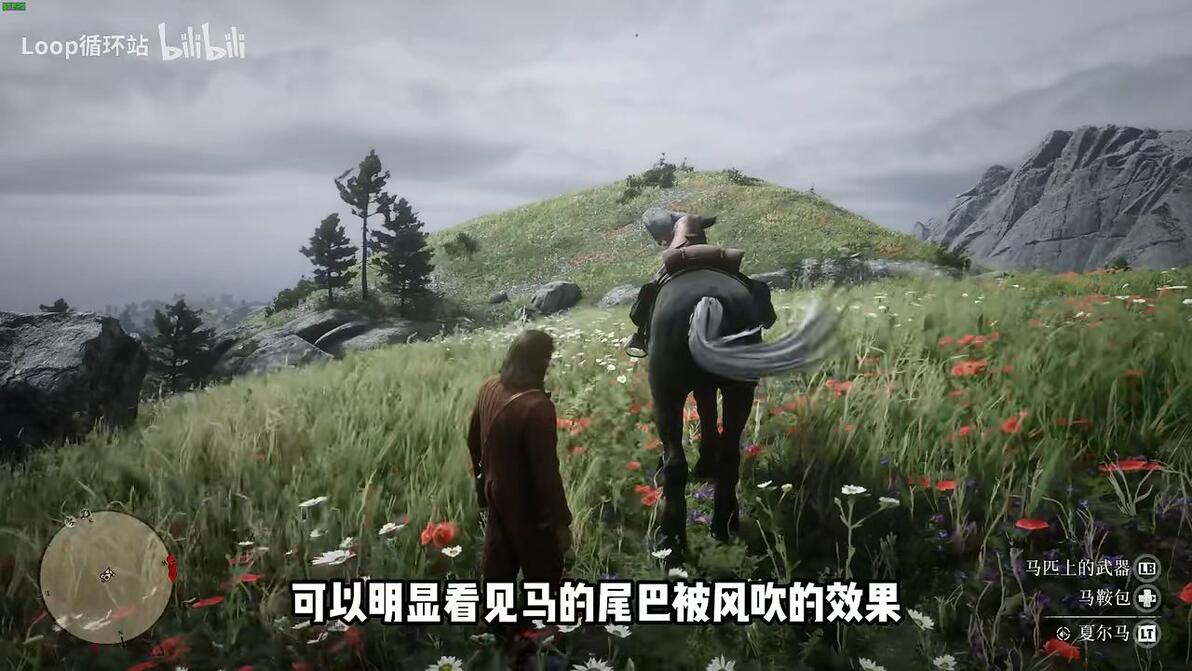 荒野大镖客2逆天细节：风的作用 - 哔哩哔哩