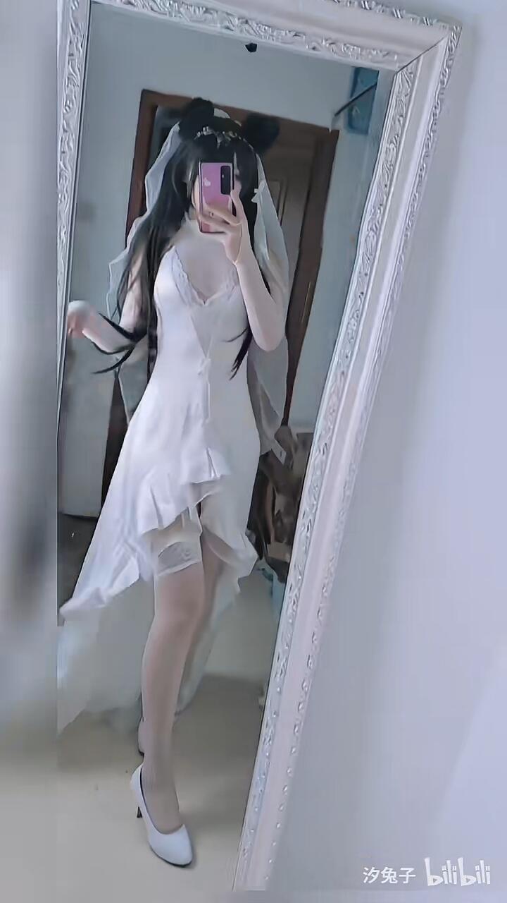 【汐兔子】碧蓝航线——爱宕花嫁cos - 哔哩哔哩