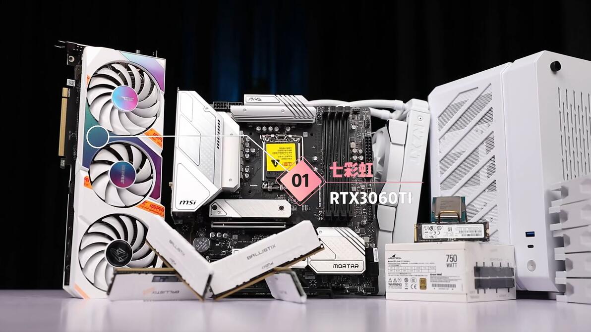 高颜值，纯白机械大师 C28 便携迷你主机，体积17.9L，展示装机细节 - 哔哩哔哩