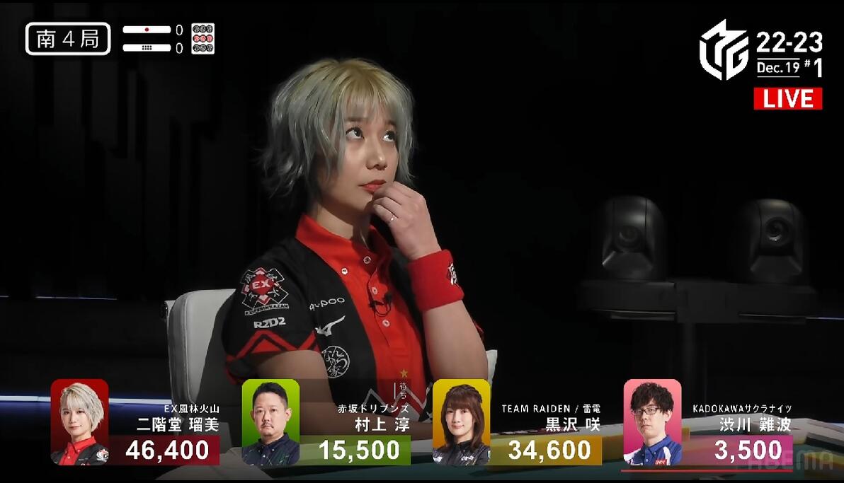 【MLeague】麻将有时是一个合作游戏 - 哔哩哔哩