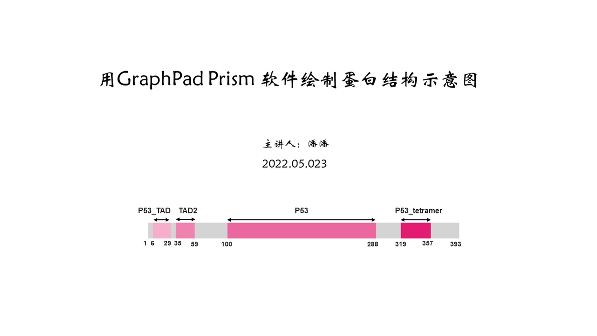 用Graphpad Prism绘制蛋白结构示意图 - 哔哩哔哩