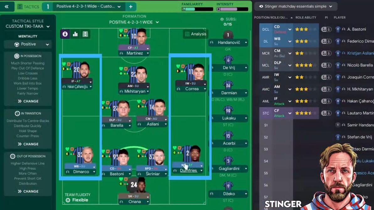FM23如何表达自己的战术意图（以4231示例） - 哔哩哔哩