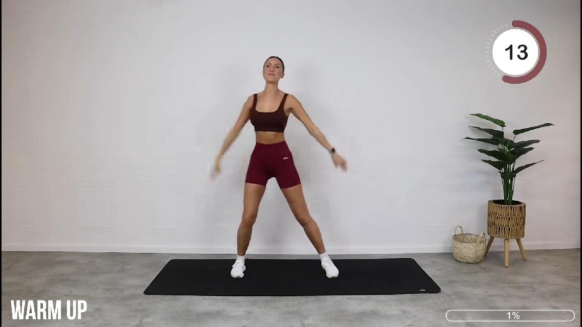 【Eleni Fit】快乐减肥 ️30分钟站立激活心情全身HIIT训练//... - 哔哩哔哩