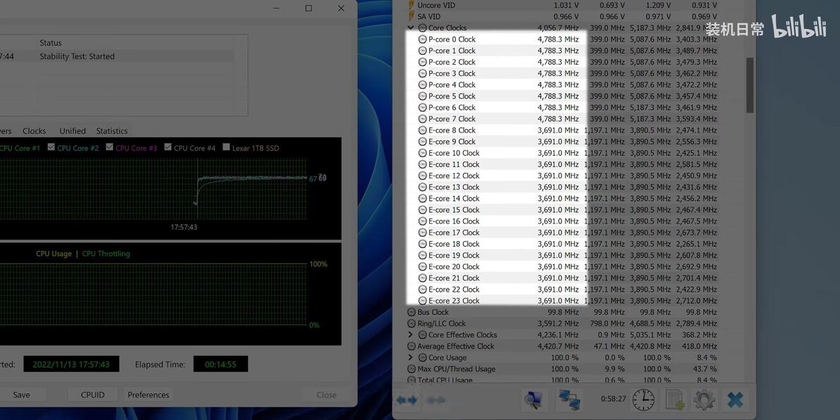 性能接近正式版！13代ES版CPU香不香？13900 ES2 Q0L4测试 - 哔哩哔哩