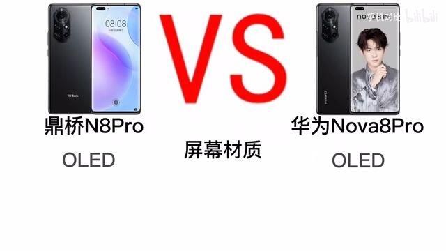 一模一样！鼎桥N8Pro对比华为nova8Pro，换壳上市。 - 哔哩哔哩