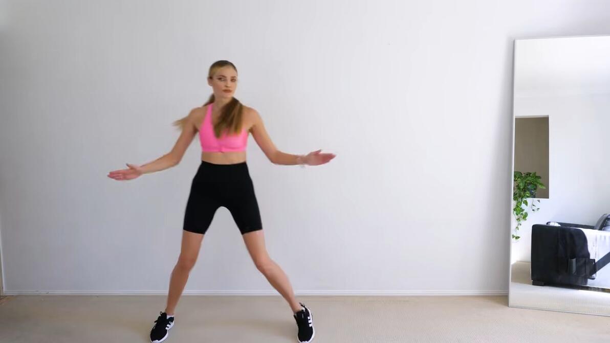 【Yana Fit】不伤膝盖|复古音乐 15分钟1500步低冲击燃脂走训练|AB - 哔哩哔哩