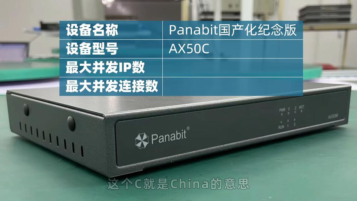 Panabit国产化纪念版工程机全球首测 - 哔哩哔哩