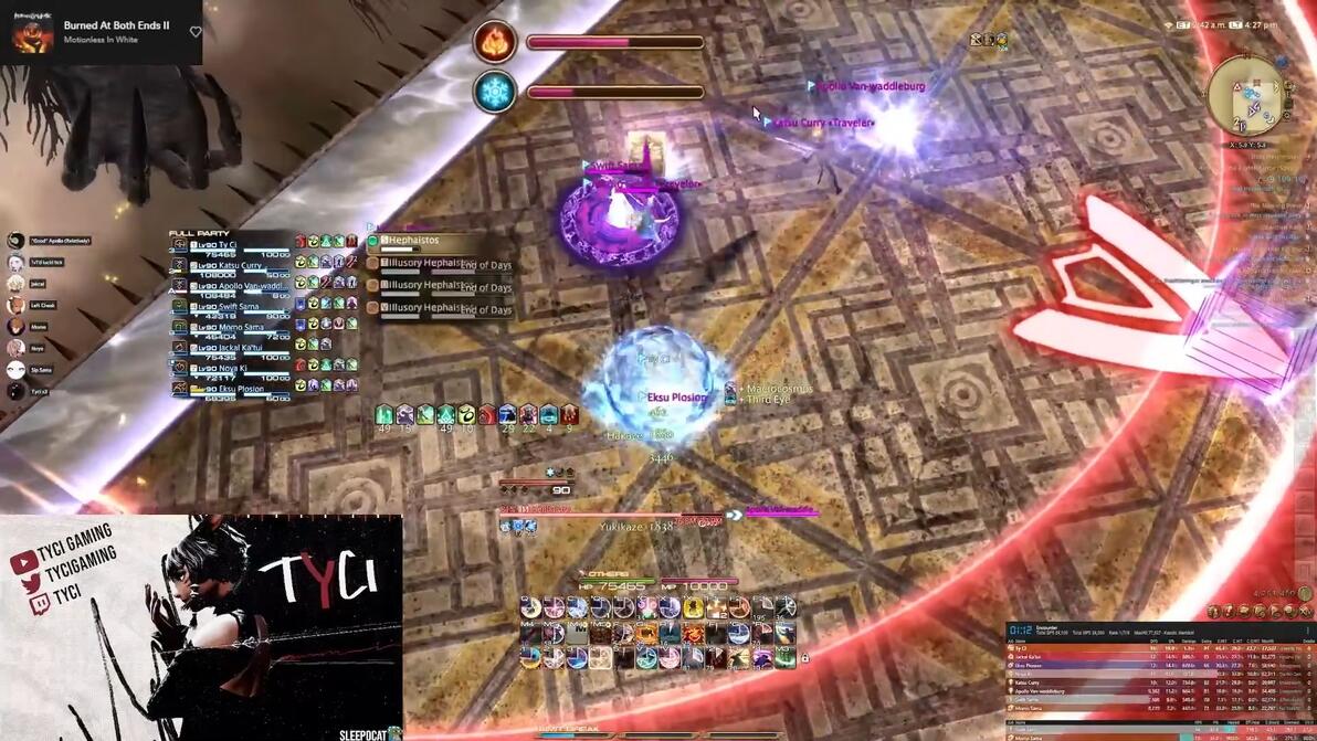 【FF14转载】P8S本体速刷 武士6.2榜一视角 (11,814.8 rDPS - 哔哩哔哩