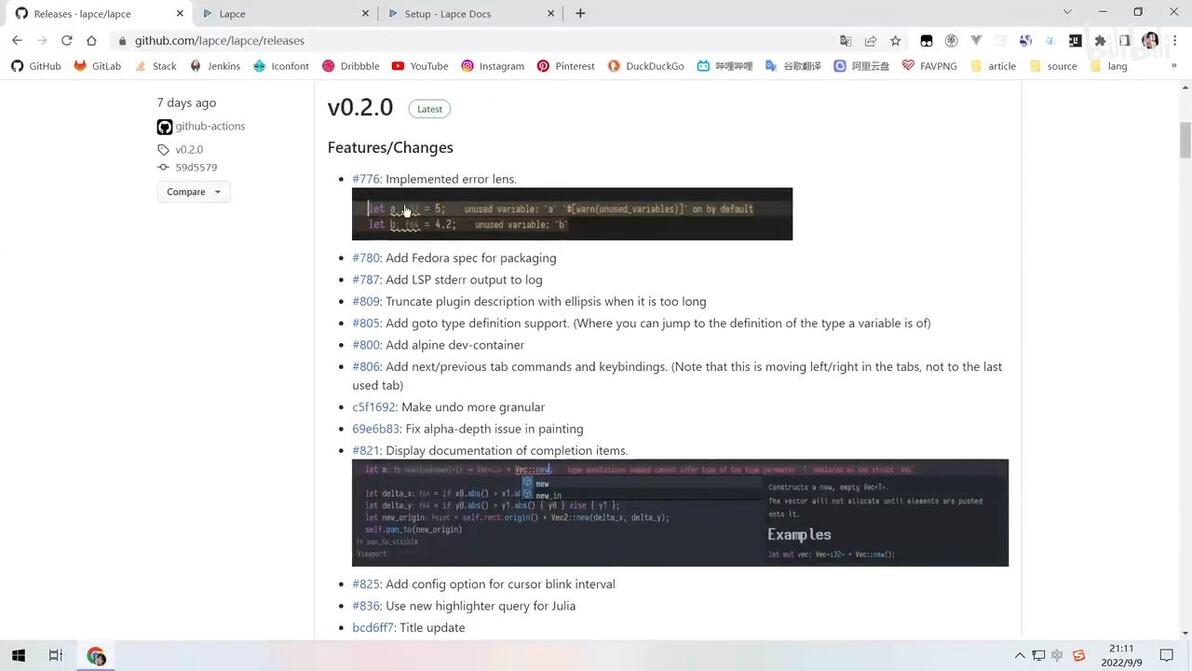 【Lapce】简单体验下用Rust写的一个代码编辑器，感觉有比VSCode更大的 - 哔哩哔哩