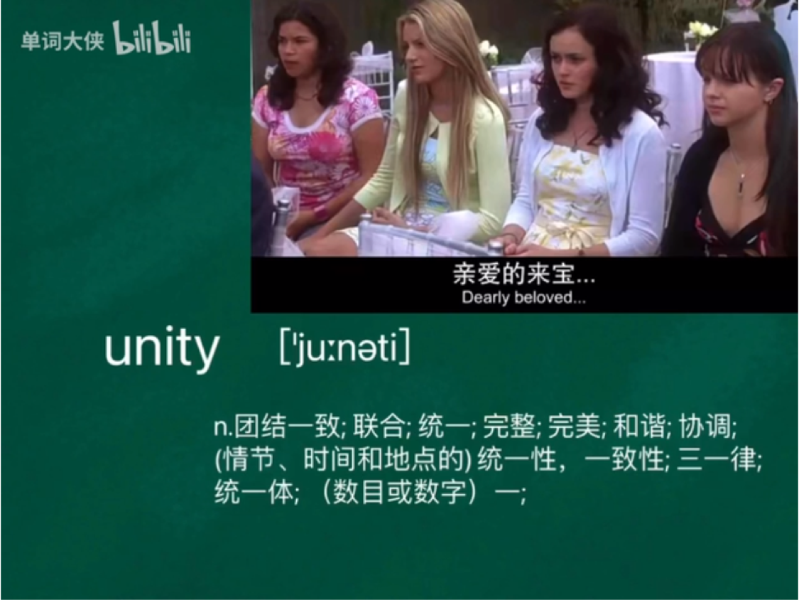 【单词打卡】 unify unite unity union unit - 哔哩哔哩