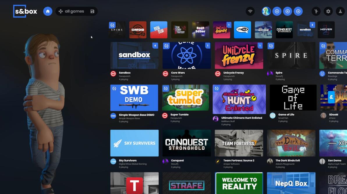 s&box(gmod2)主菜单界面大改、实时UI编辑系统、多边形可破坏玻璃、以及 - 哔哩哔哩