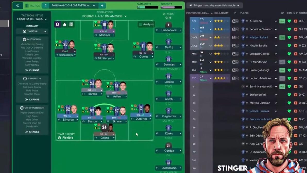 FM23如何表达自己的战术意图（以4231示例） - 哔哩哔哩