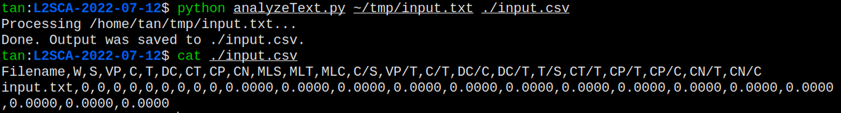 NeoSCA：句法复杂度分析器L2SCA的重写版本 - 哔哩哔哩