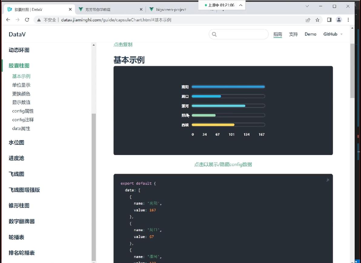 【前端大屏可视化】VUE+DataV+Echarts创建炫酷科技大屏 20... - 哔哩哔哩