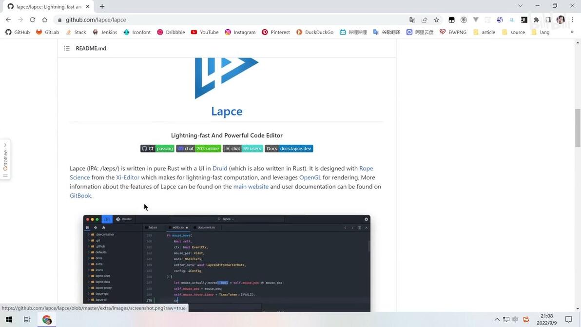 【Lapce】简单体验下用Rust写的一个代码编辑器，感觉有比VSCode更大的 - 哔哩哔哩
