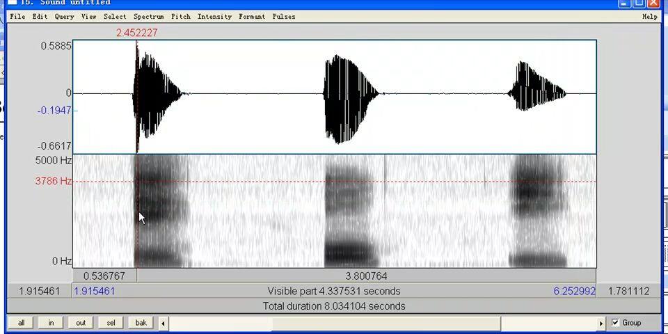 Praat语音分析软件用法详解 - 哔哩哔哩