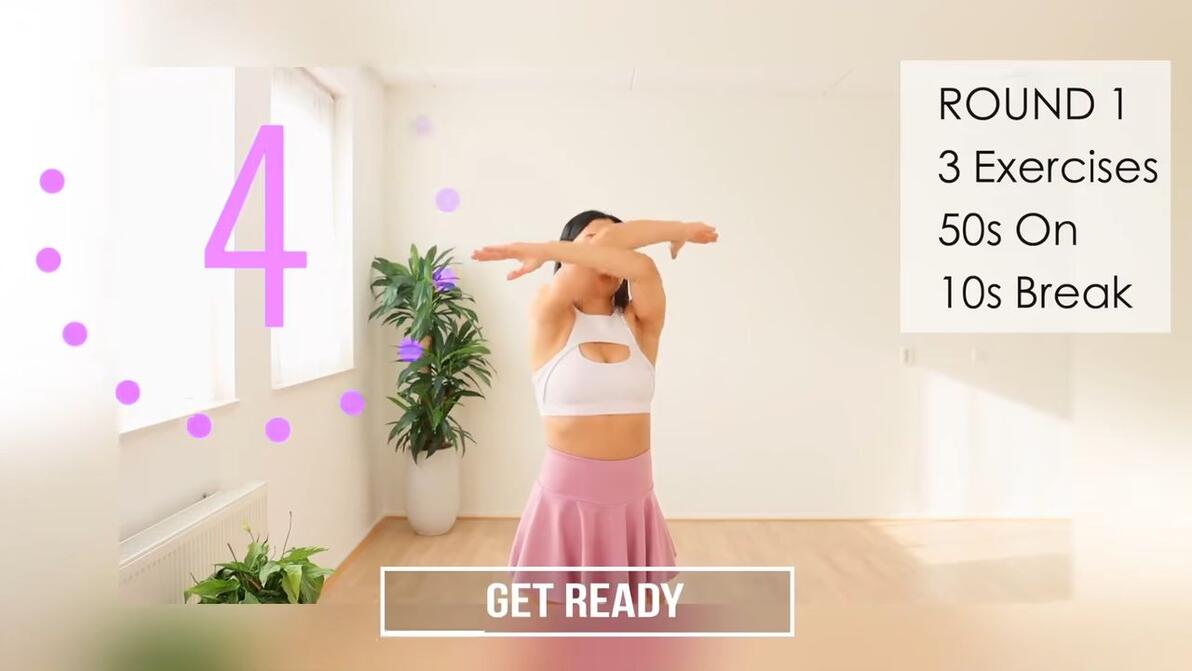 【Hana Milly】10分钟胸部提升训练 - 哔哩哔哩