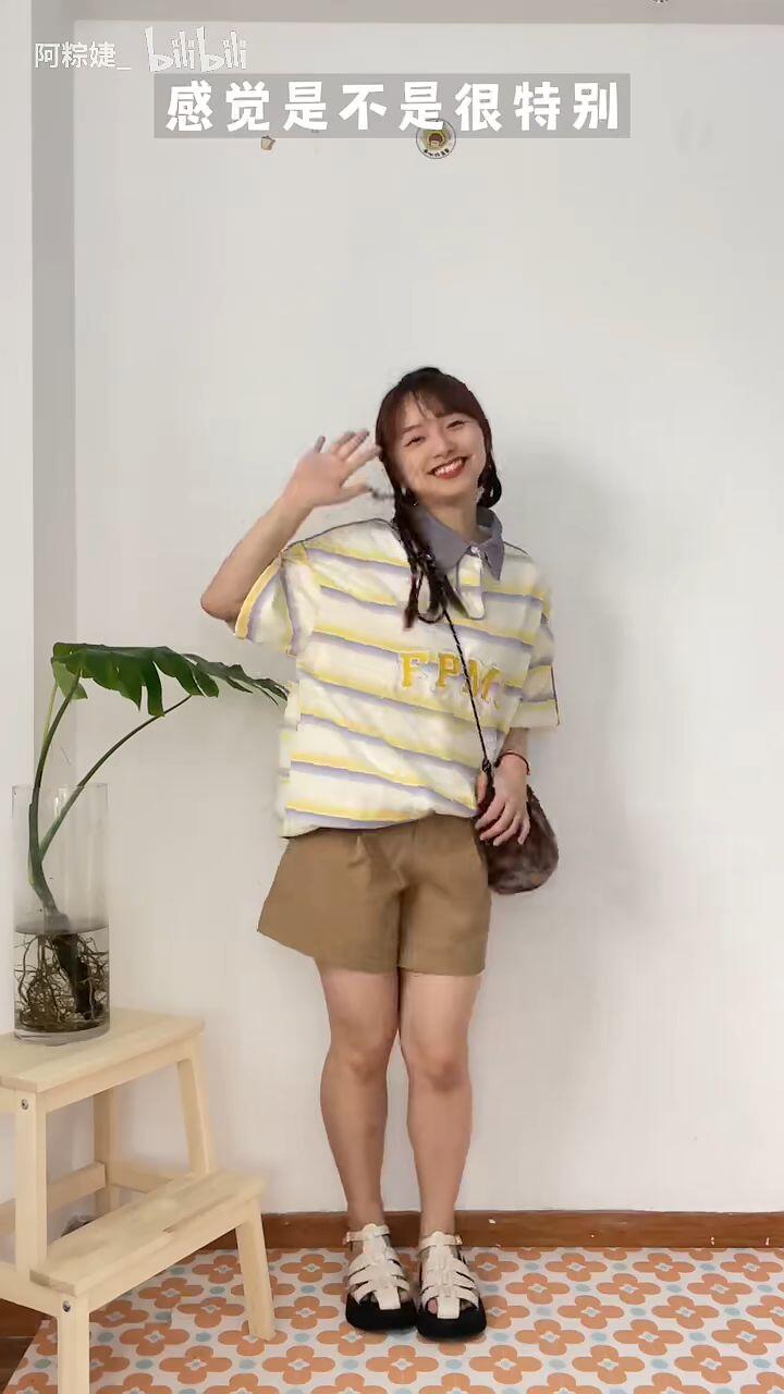 158cm 53kg | 夏日就是要穿短裤！腿粗也要开心穿 - 哔哩哔哩