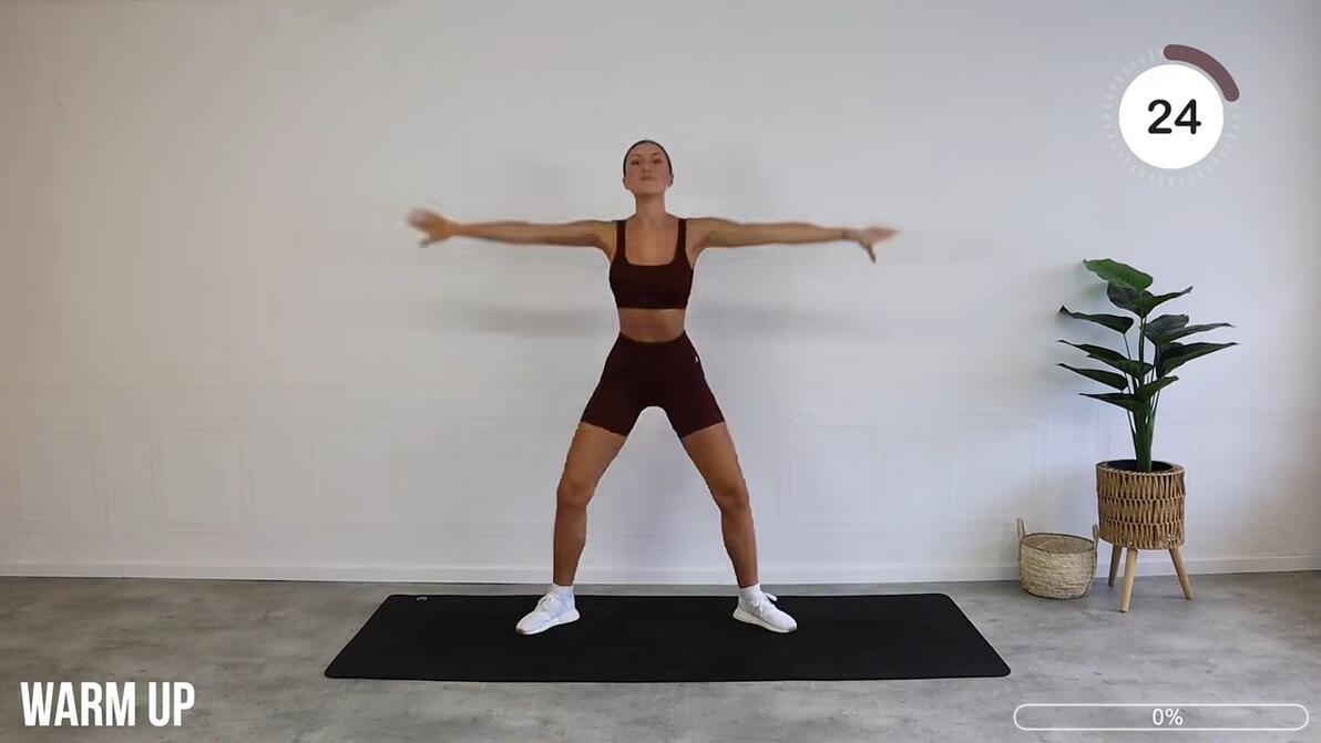 【Eleni Fit】站立无跳跃！40分钟跟随节奏有氧燃脂训练//快乐居家减肥 - 哔哩哔哩