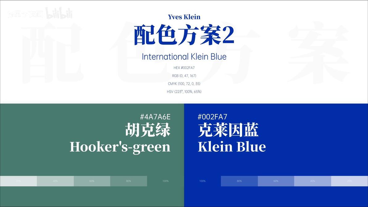 Klein Blue｜高级感配色X审美提升｜克莱因蓝+世界6大经典蓝色 | 极冷 - 哔哩哔哩
