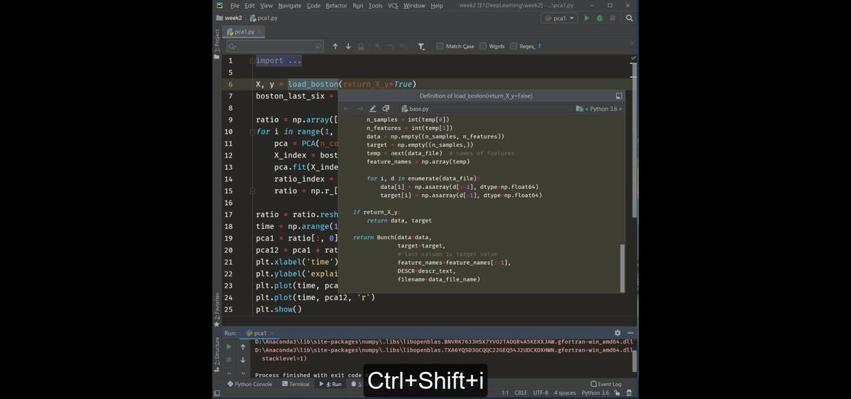 深度学习入门之Pycharm快捷键+代码规范+简单调试 - 哔哩哔哩