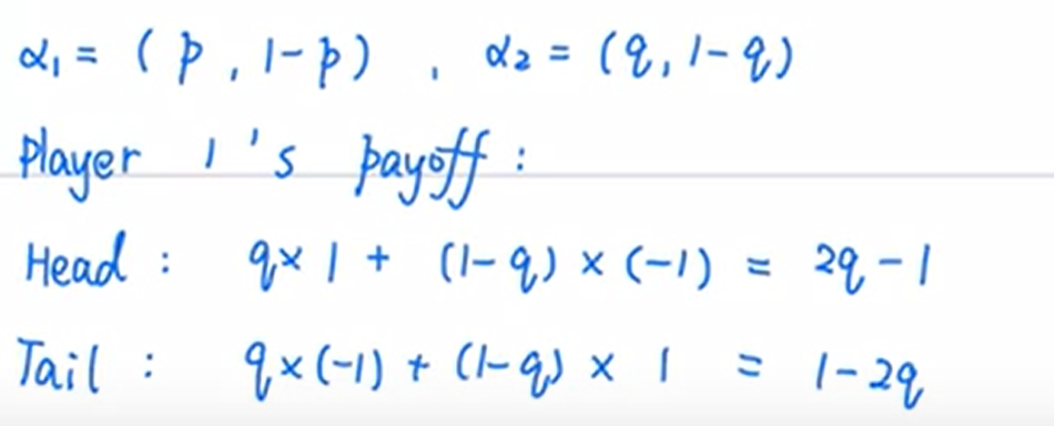 博弈论（8）混合策略纳什均衡mixed strategy Nash equ... - 哔哩哔哩
