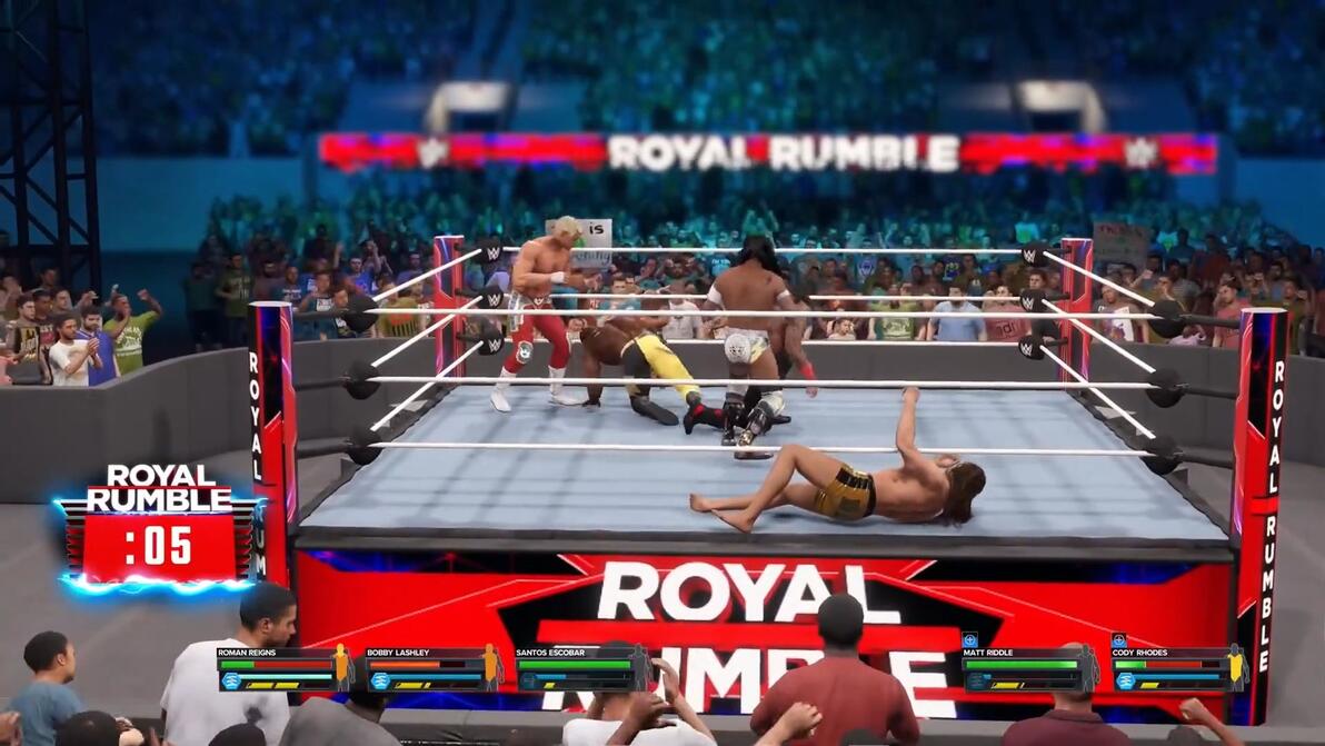 WWE 2K23 - 30 Man Royal Rumble (Full Mat - 哔哩哔哩