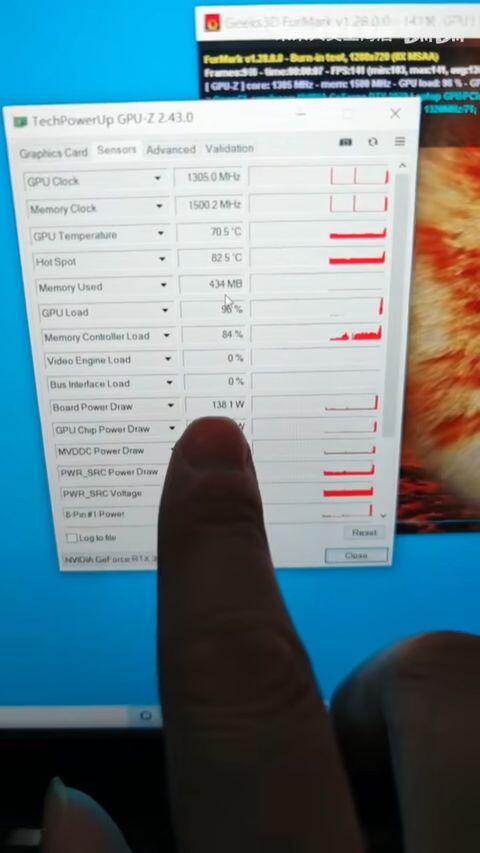 怎么看笔记本电脑显卡是满血还是残血简单使用gpu-z+furmark软件，注意最 - 哔哩哔哩