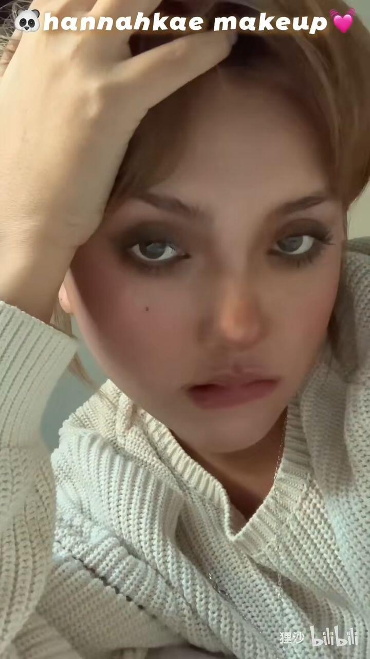 救命！连手残男友都能化hannahkae美式纯欲妆… - 哔哩哔哩