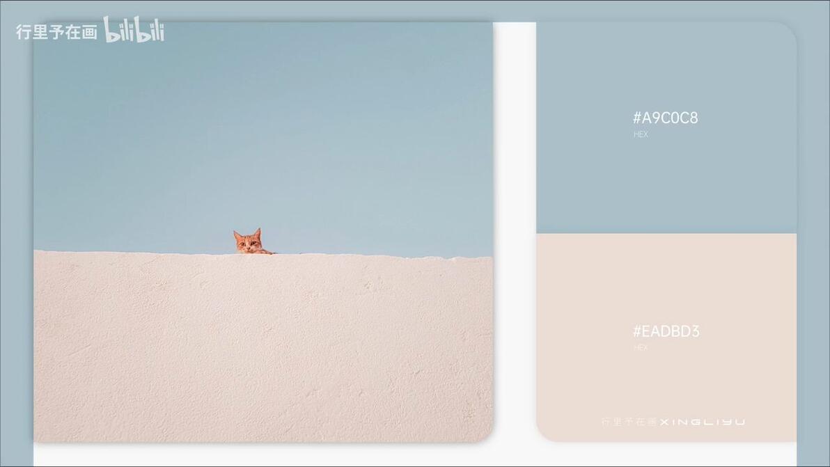 双色配色｜高级感配色X审美提升｜低饱和度配色X极简主义 - 哔哩哔哩